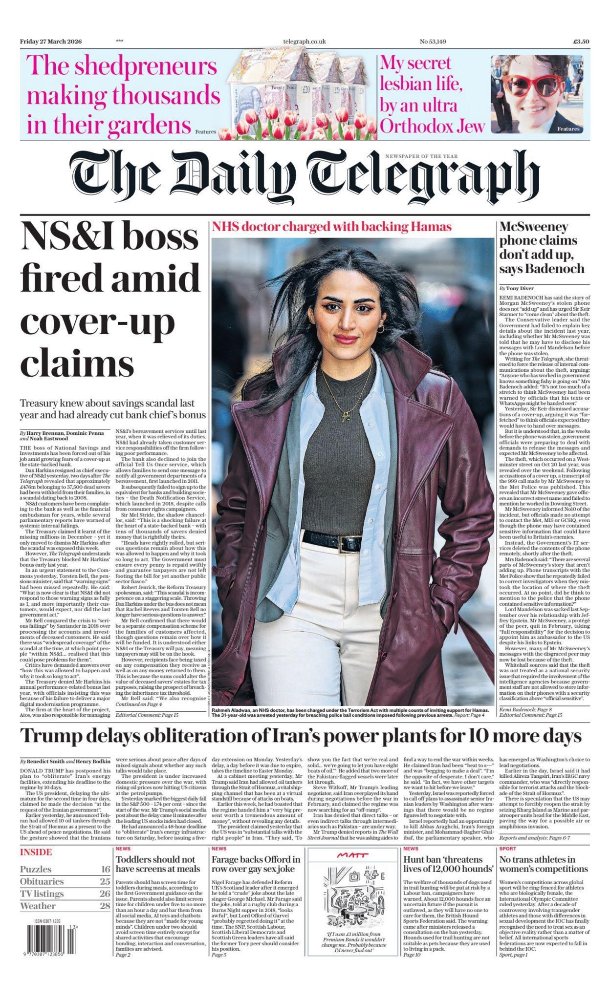 Scotland's papers: 'Unprecedented' ferry crisis and weight-loss tablet ...