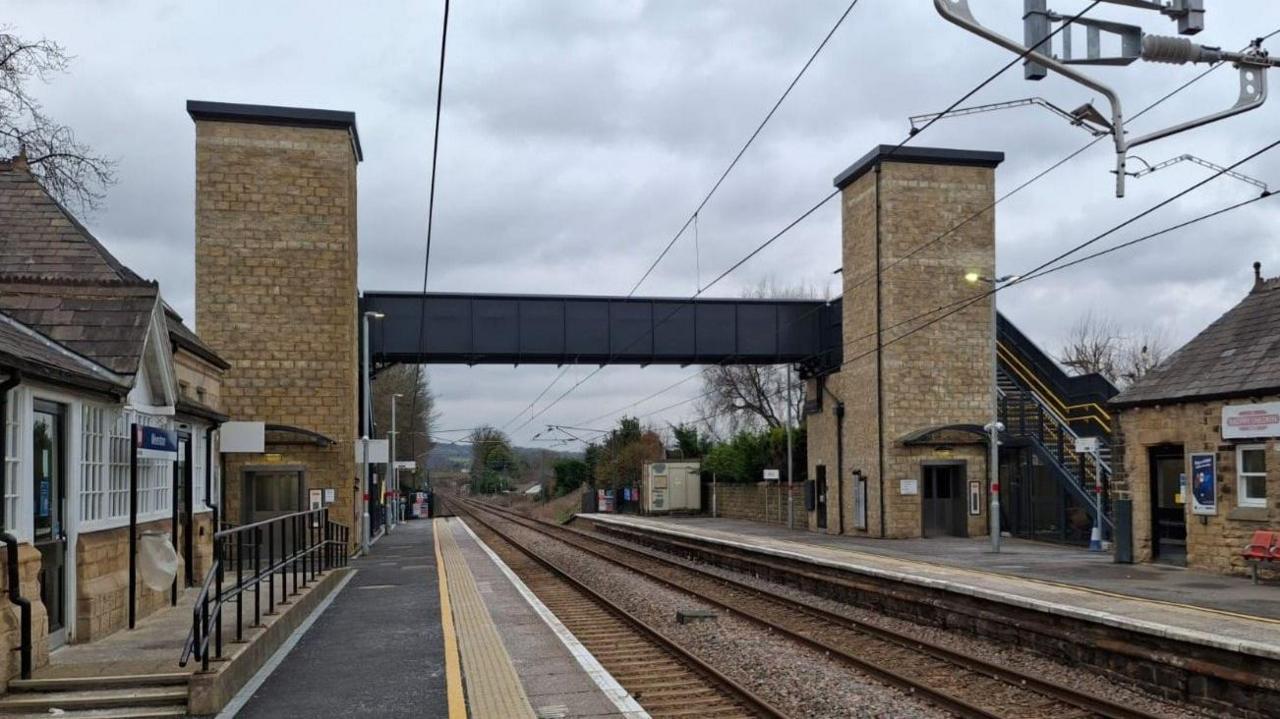 Menston station upgrade work completed - BBC News