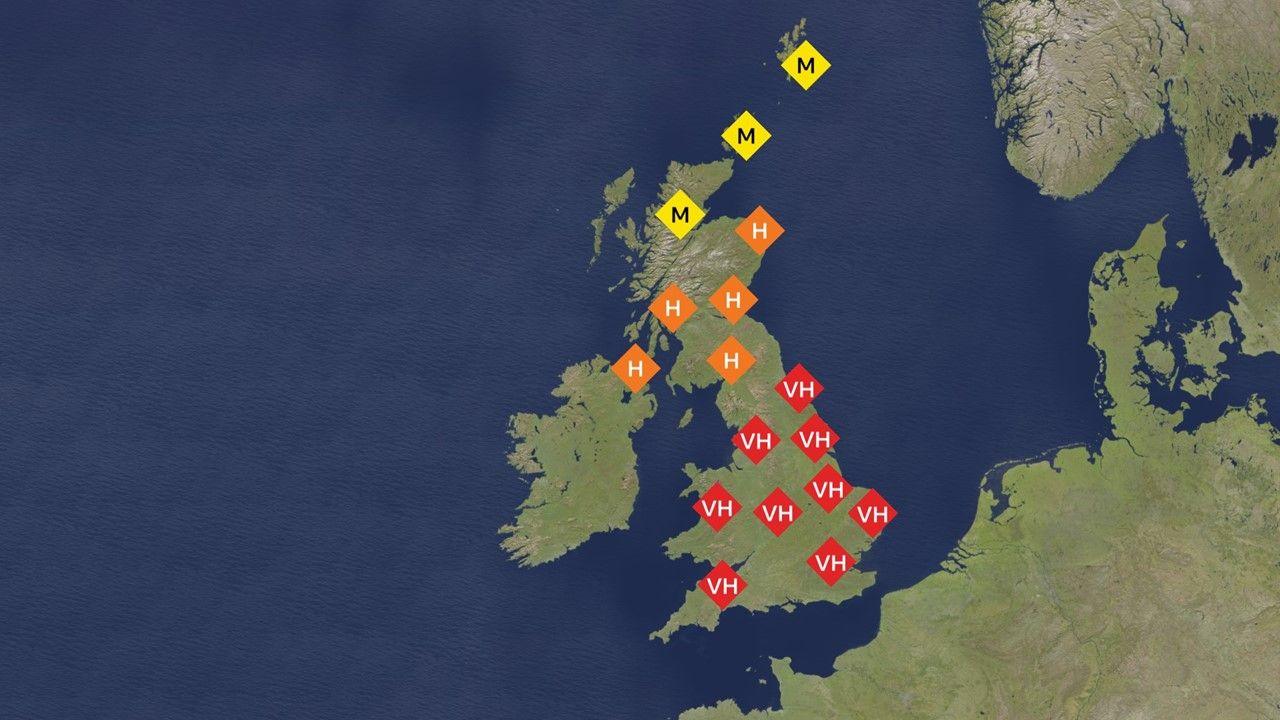 UK Weather: Warmth and sunshine as temperatures set to climb to 24C ...