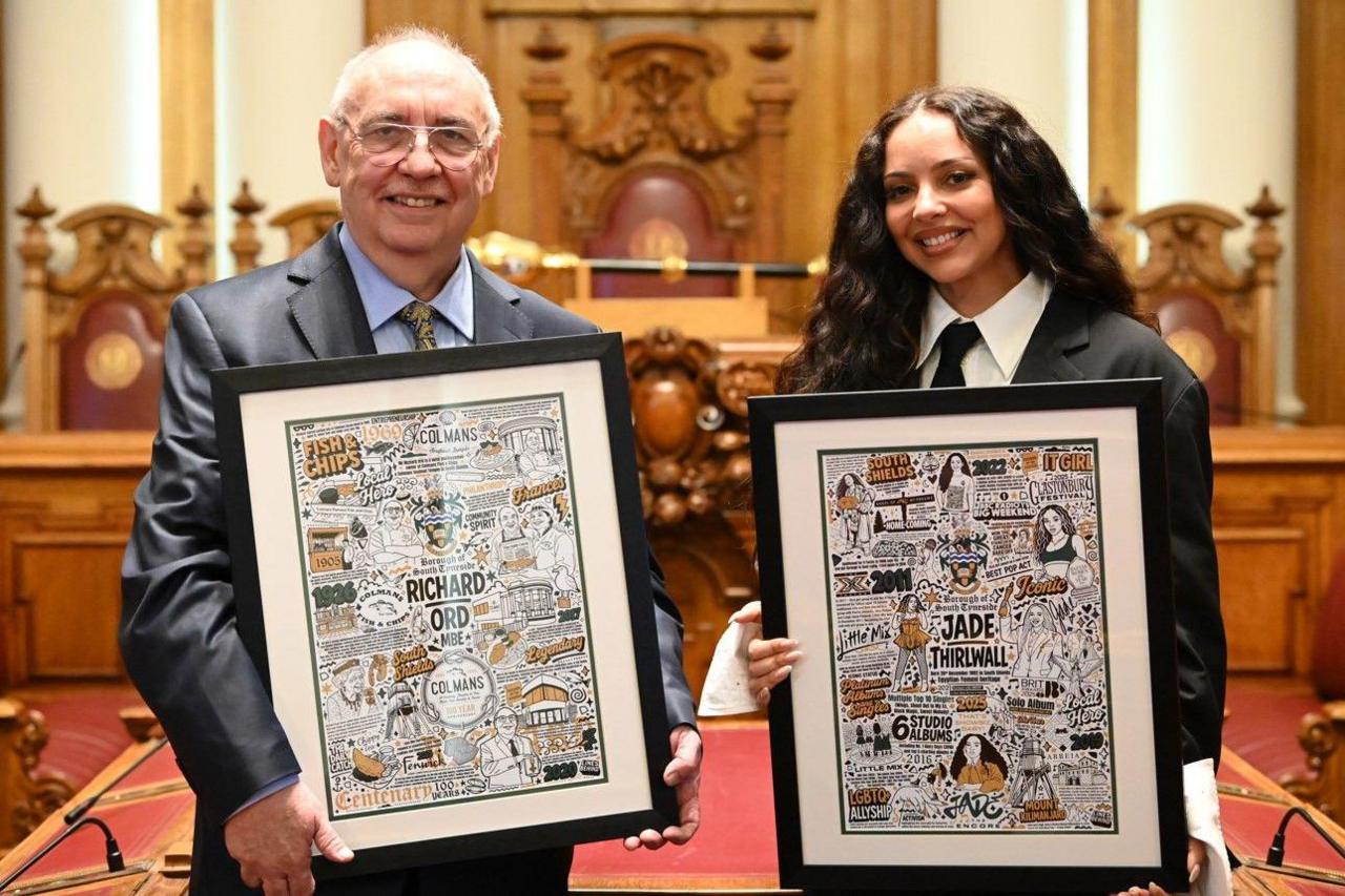 Jade Thirlwall picture gallery as South Shields singer honoured - BBC News