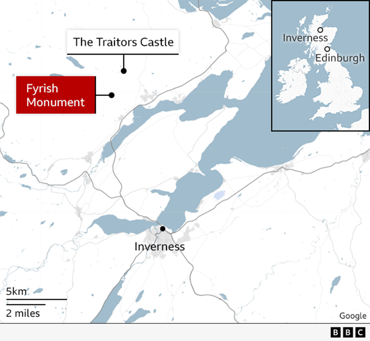 The Traitors: Where is Fyrish monument in the Highlands? - BBC News