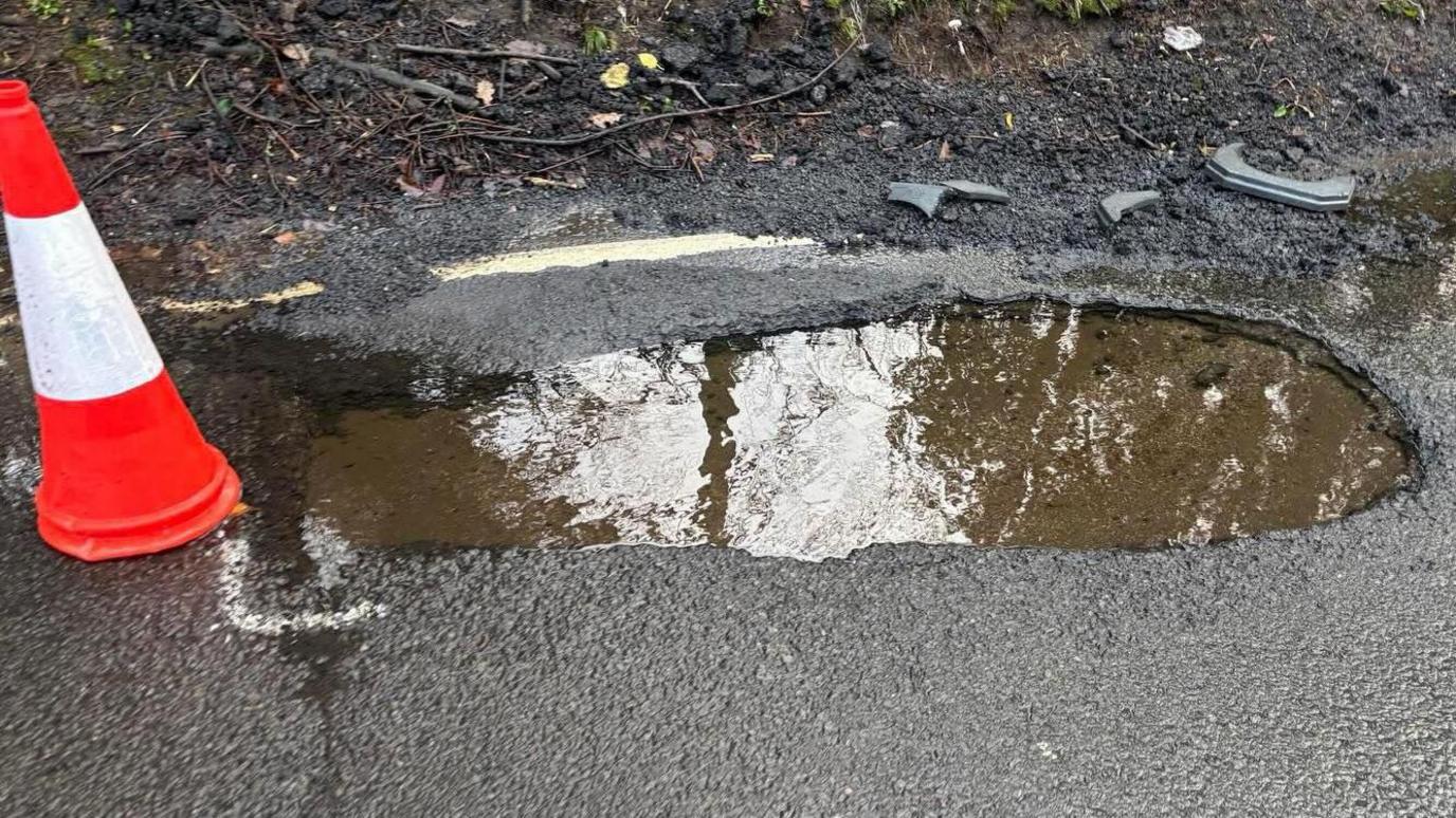 National Pothole Day: The South's roads in pictures - BBC News