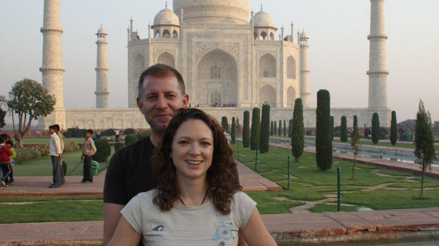 'Biggest challenge' for Bournemouth travel boss on tuk-tuk trek - BBC News