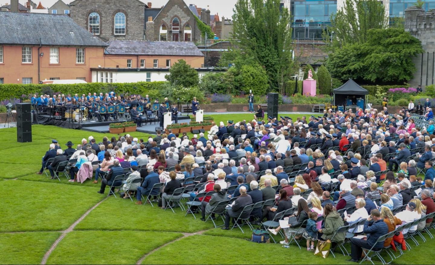 Garda Memorial Day held in Dublin Castle - BBC News