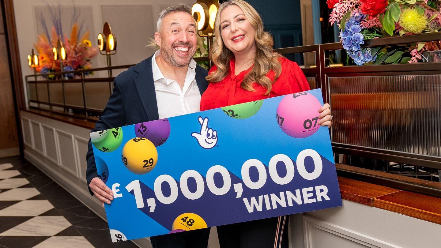 Witney man wins £1m using late dad's lottery numbers - BBC News