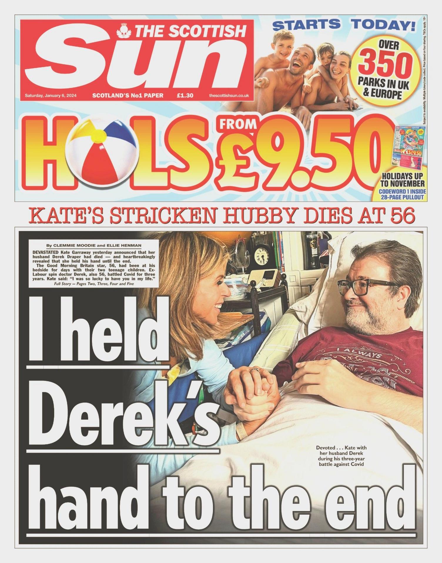 Scotland's papers: Derek Draper tribute and SNP face Murrell loans ...