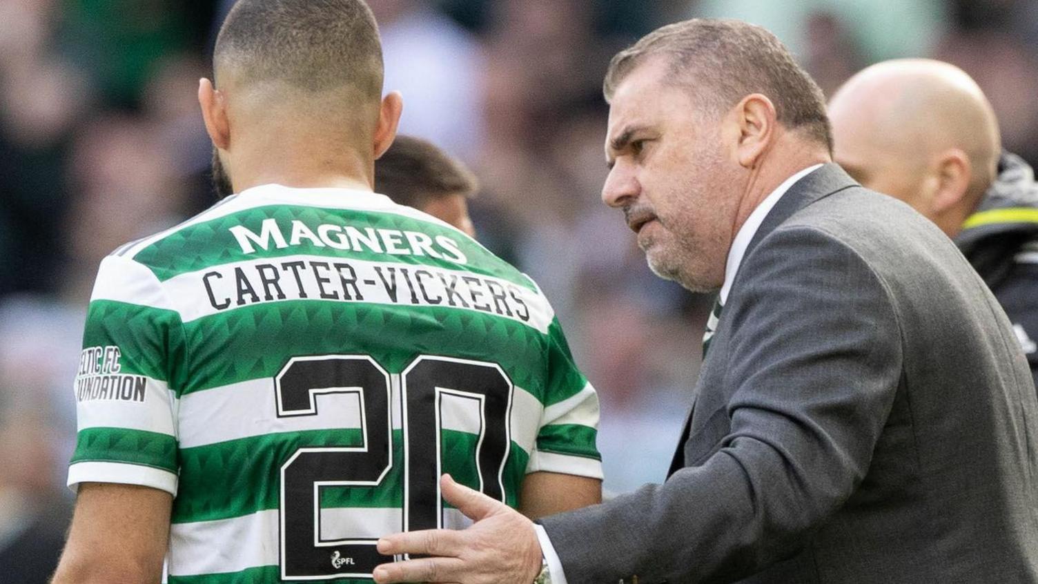 Cameron Carter-Vickers expresses delight for former Celtic boss Ange ...