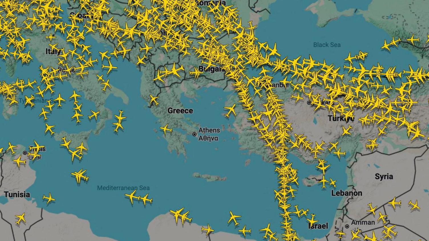 Greece: Thousands stranded across Europe as air space disrupted - BBC News
