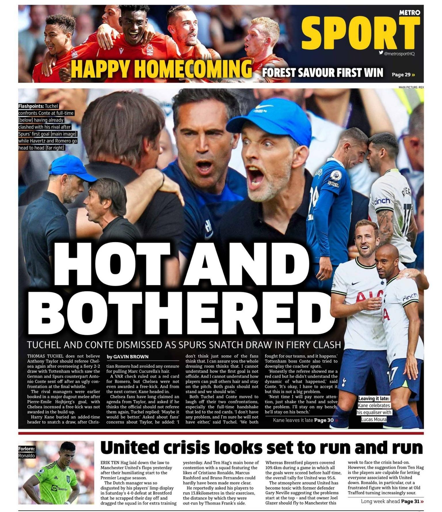 Monday's back pages - BBC Sport