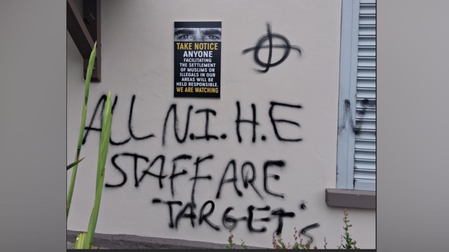 Housing Executive condemns 'threatening graffiti' aimed at staff - BBC News