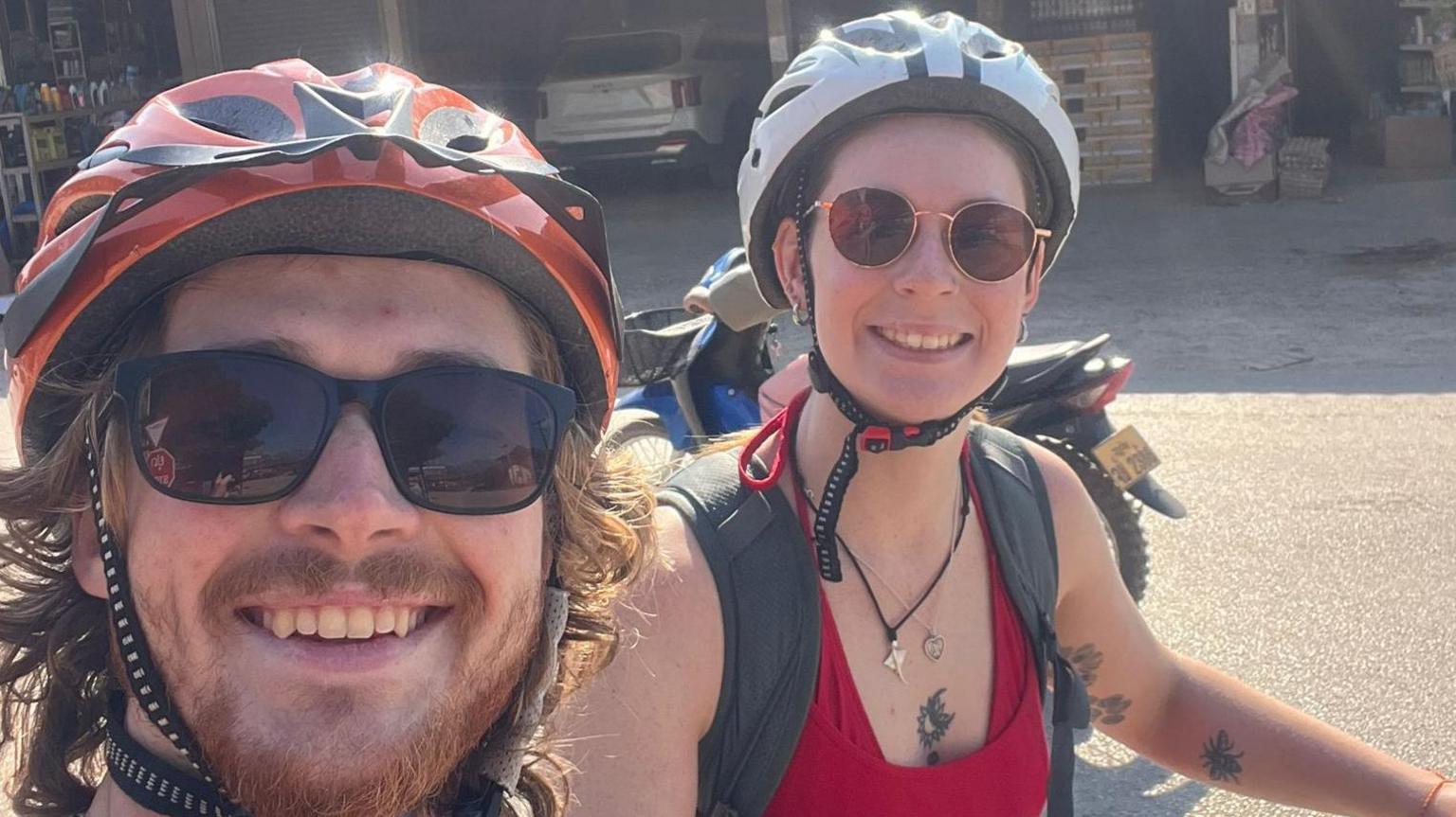 Cheshire cyclist's 'eventful end' to UK to Thailand trip - BBC News