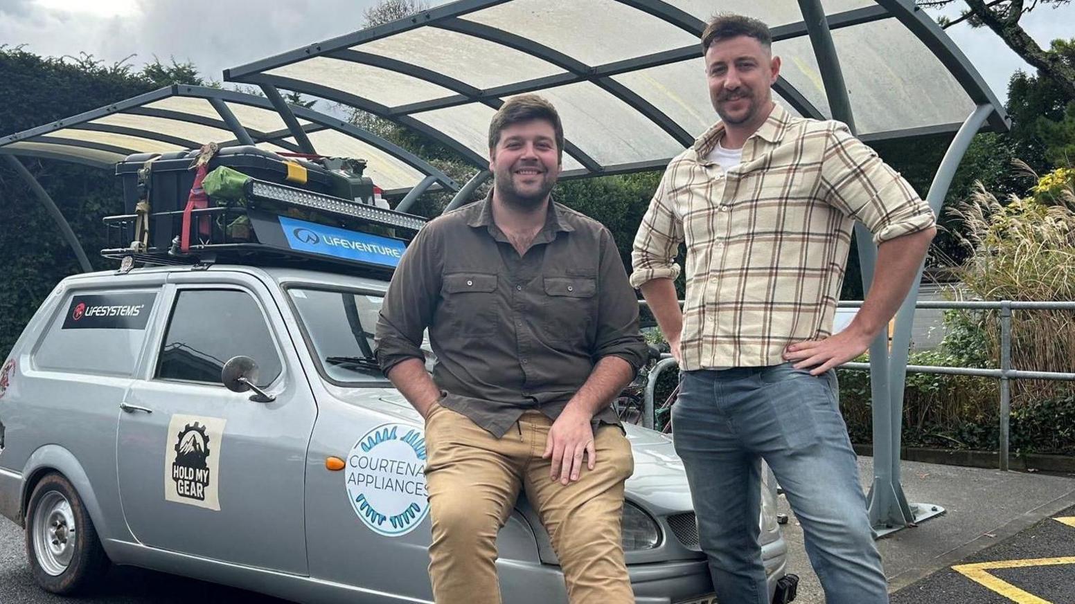 Devon to Africa three-wheeler record attempt paused - BBC News