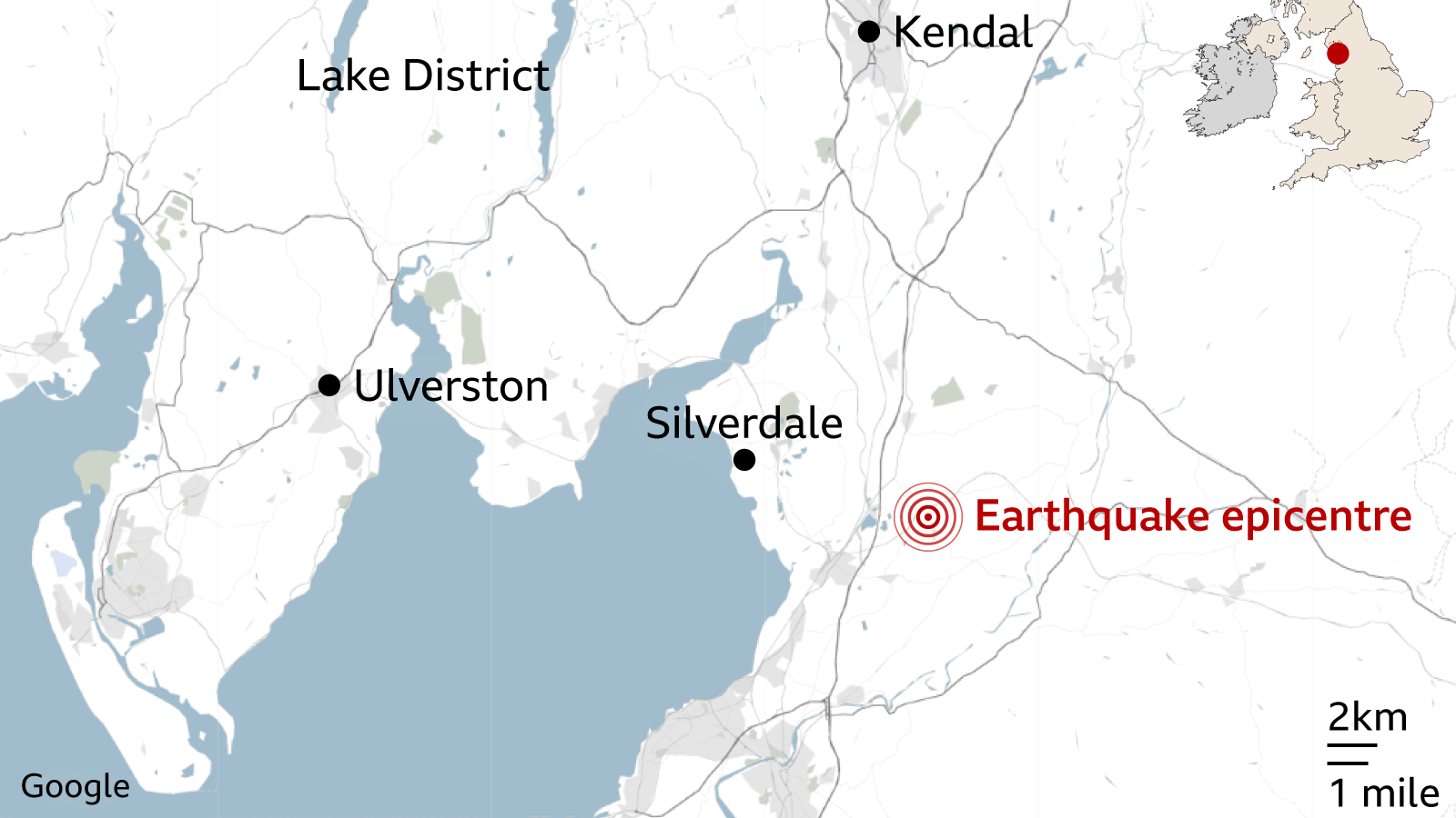 What caused the north-west England earthquake? - BBC News