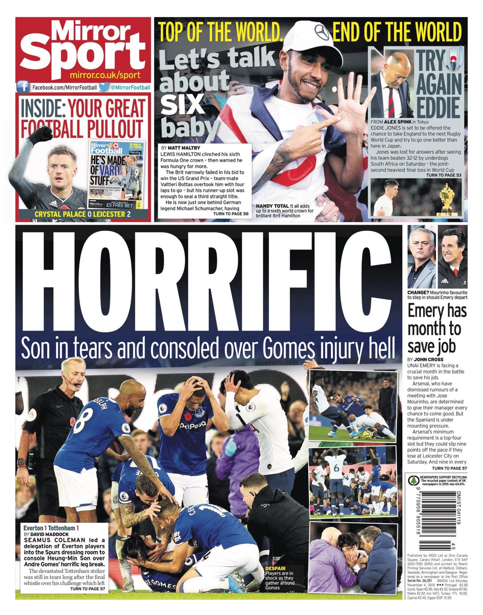 Monday's papers - BBC Sport