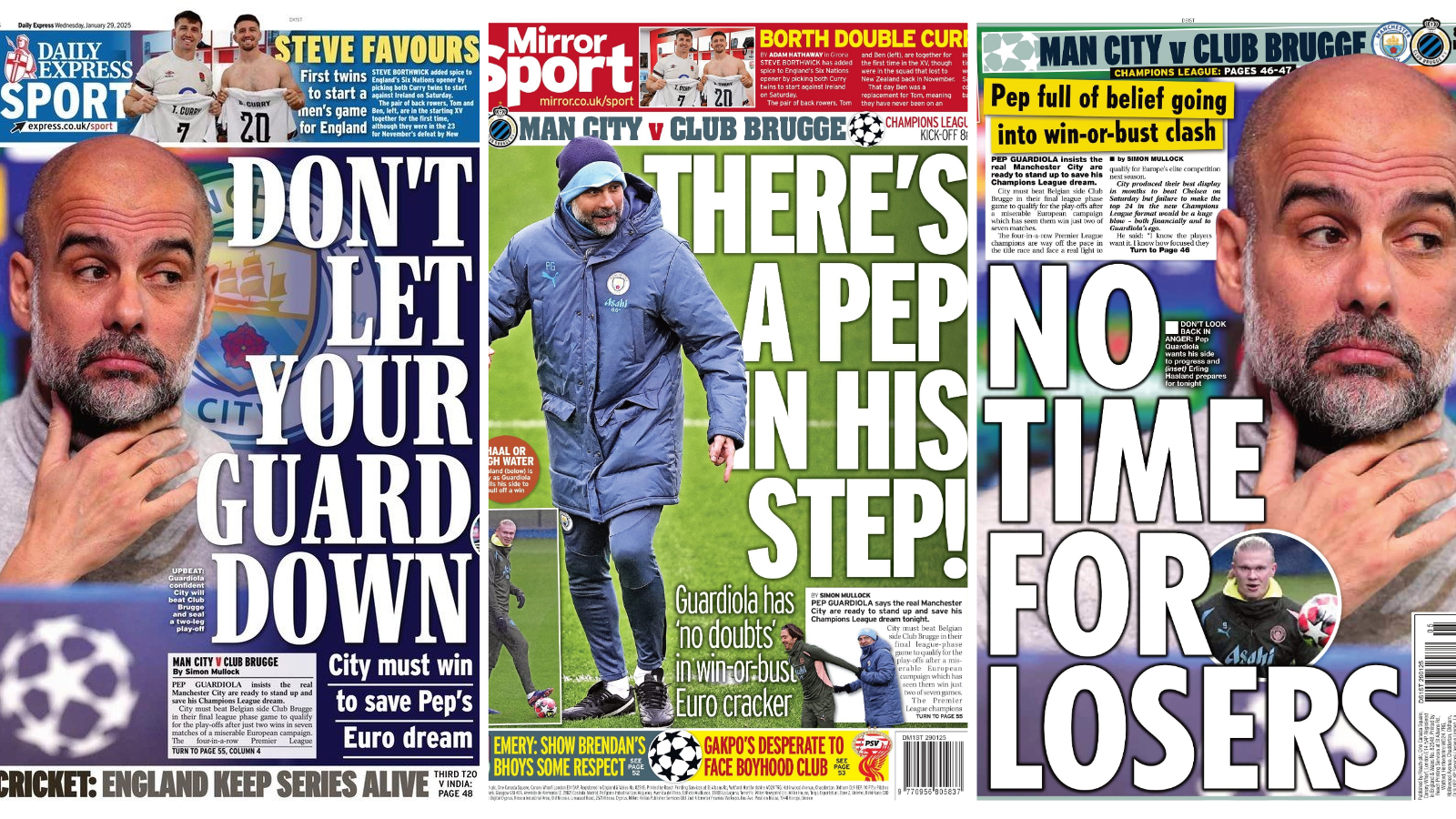 Manchester City news Wednesday s back pages BBC Sport