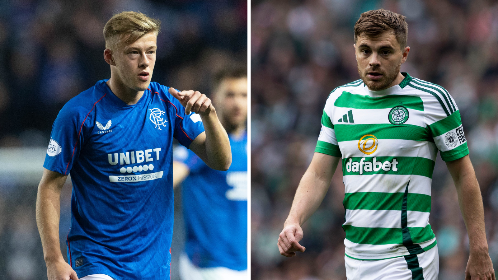 Rangers' Connor Barron replaces Celtic's James Forrest in Scotland ...
