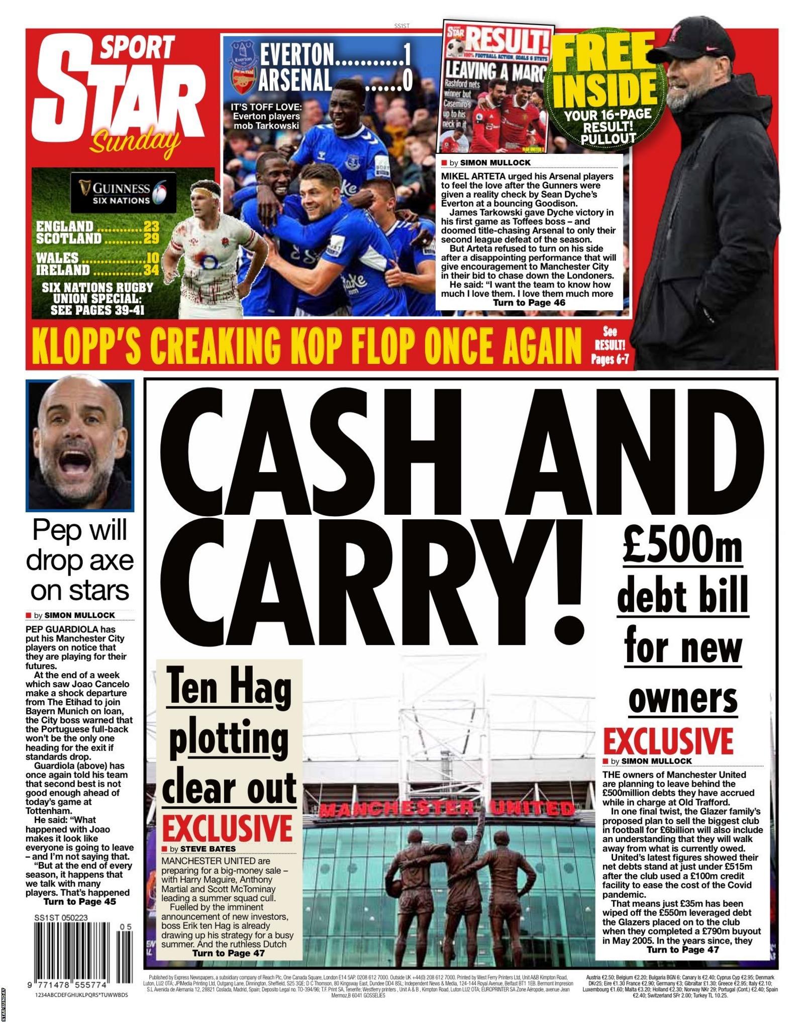 Sunday's sports pages - BBC Sport
