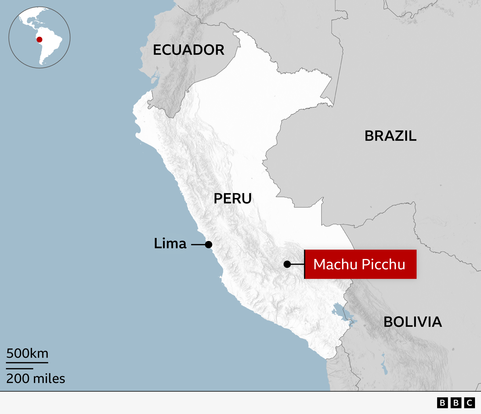 Machu Picchu train crash leaves one dead and dozens injured - BBC News