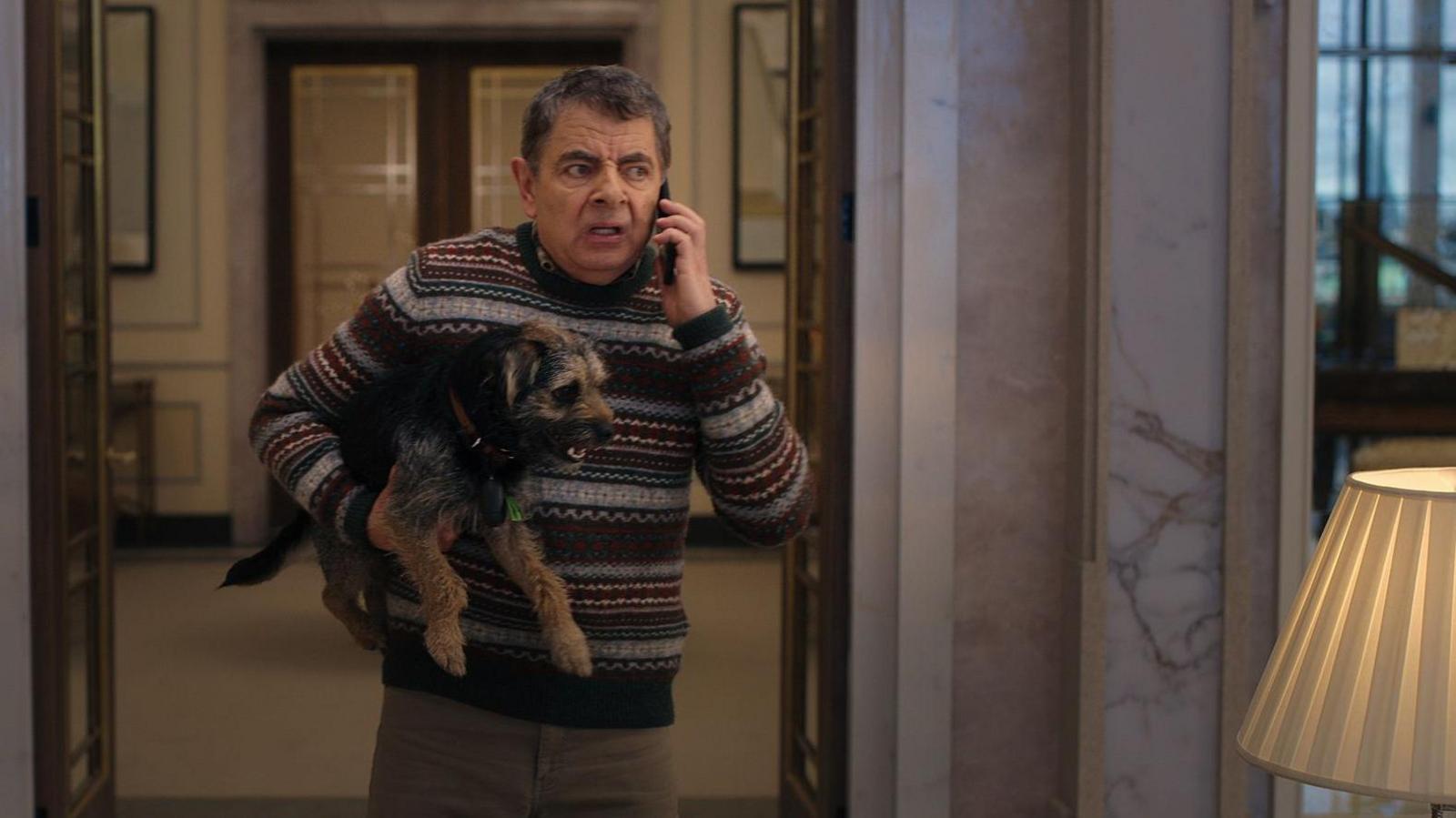 Netflix's Man vs Baby: Dog was 'scene-stealer' says Rowan Atkinson ...