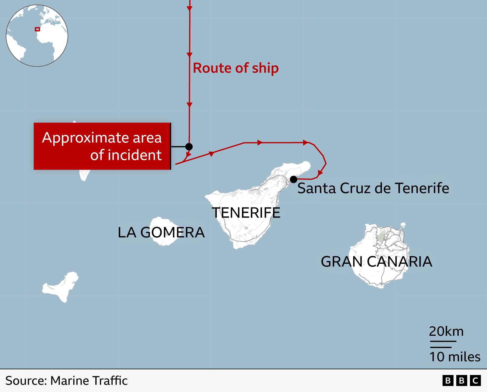 British man falls from TUI-operated cruise ship near Tenerife - BBC News