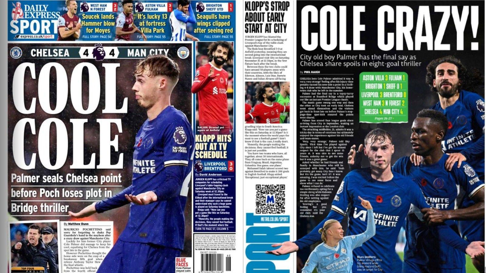 Chelsea: The papers praise Cole Palmer - BBC Sport