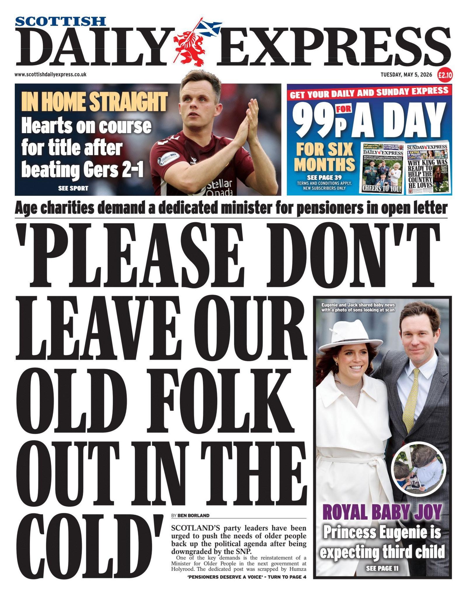 Scotland's papers: Ambulance waits 'high risk' and Labour MPs 'plotting ...