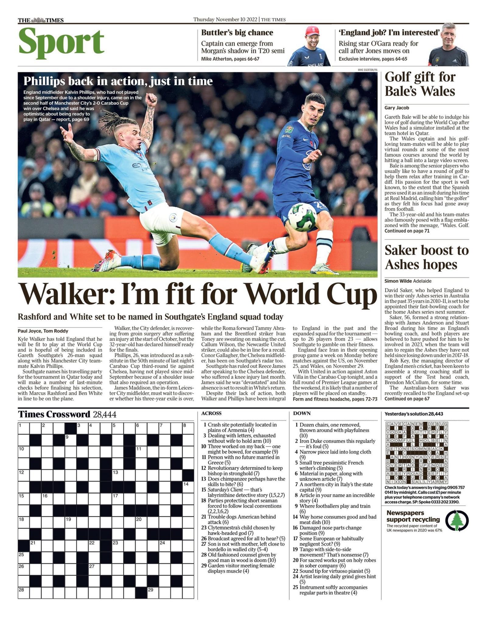 Thursday's back pages - BBC Sport
