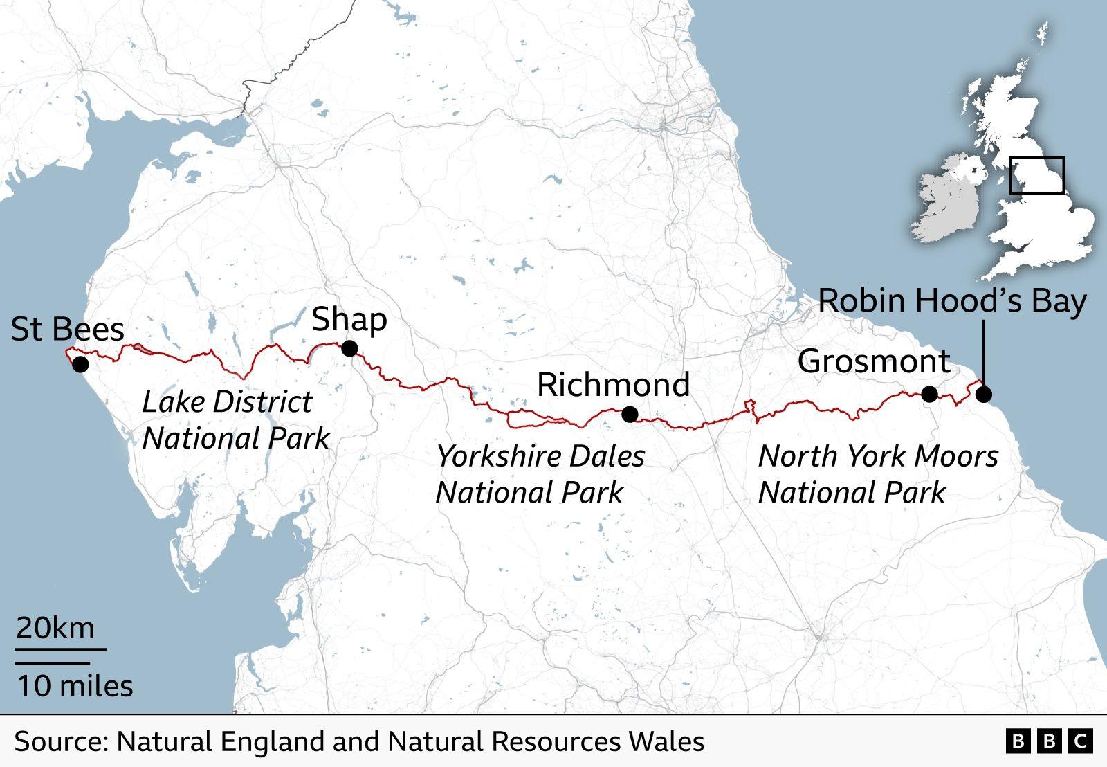 Coast to Coast trail: Walking one of England's most spectacular hikes ...