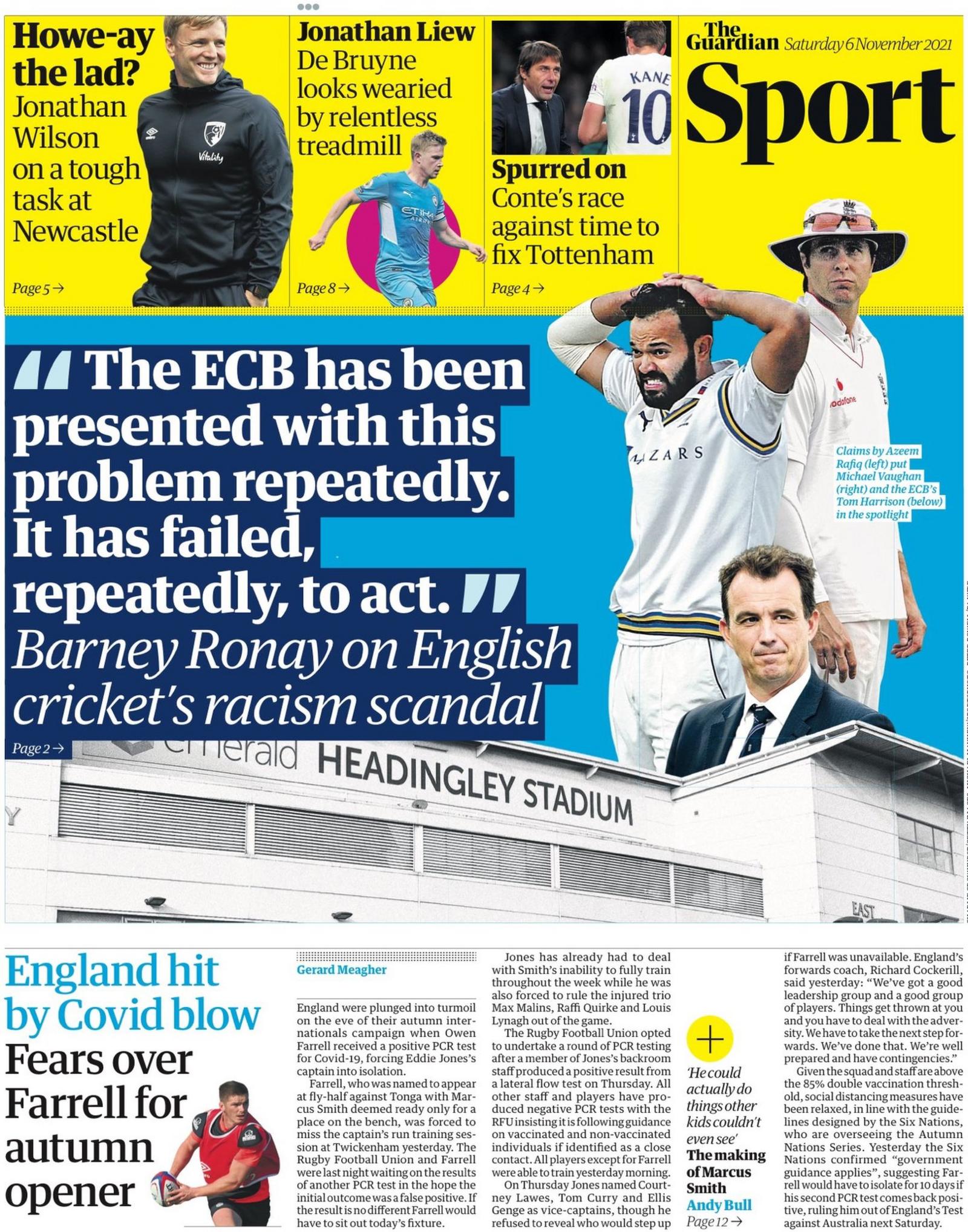 Saturday's back pages - BBC Sport