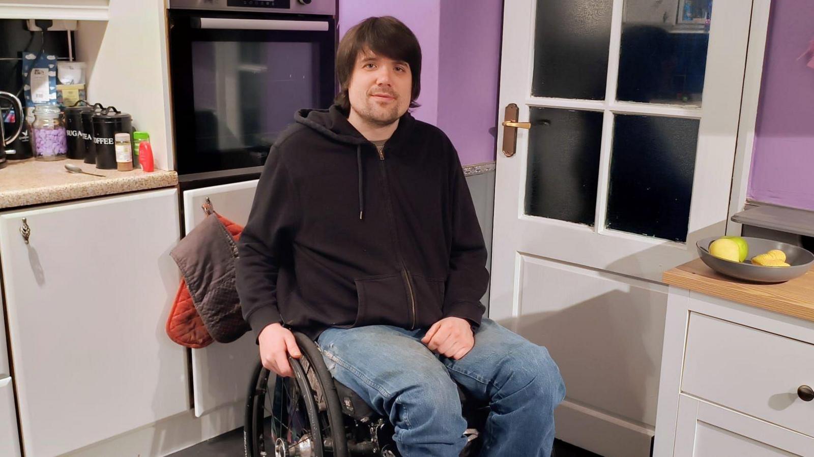 'Cannock pothole crash put me in hospital on spinal board' - BBC News