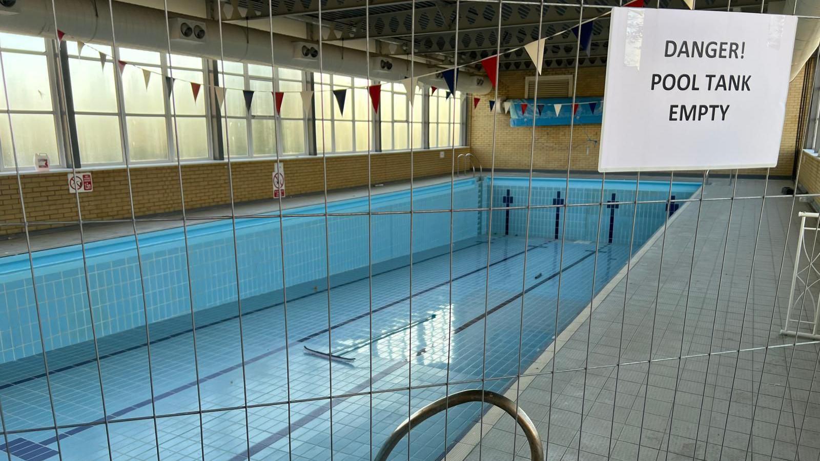 School pool barricaded as repairs contract ends with work unfinished ...