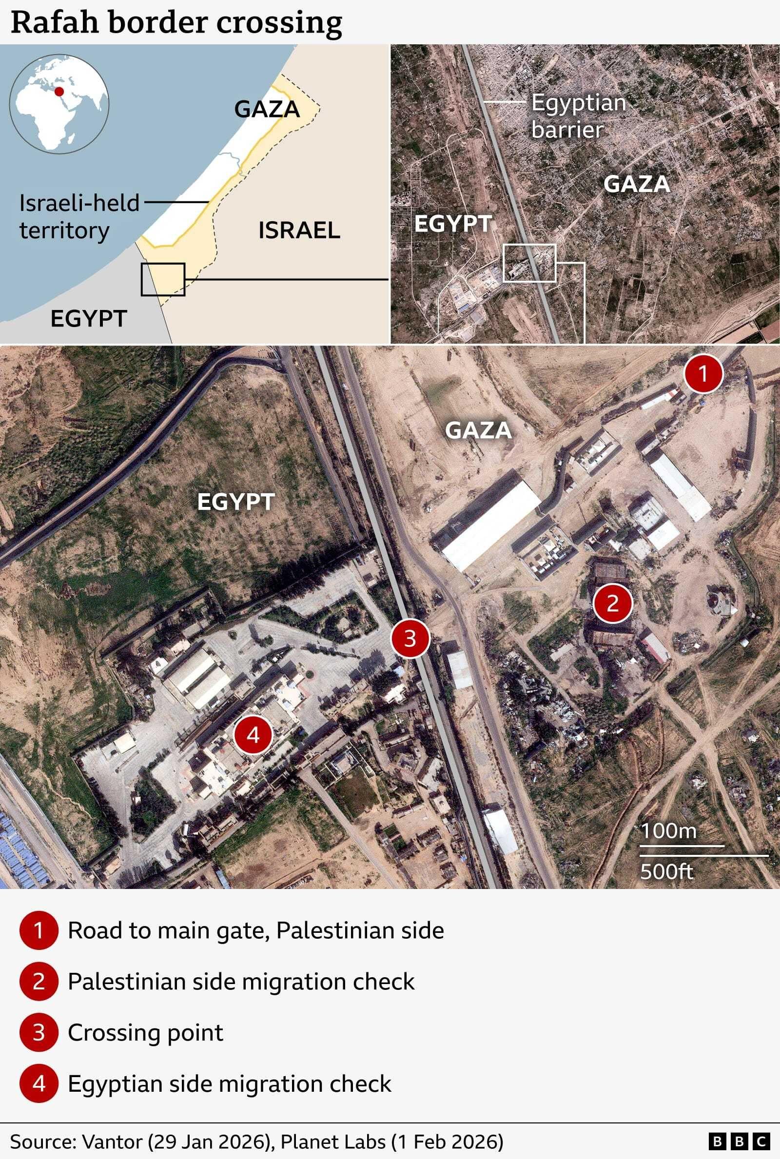 Gaza: Israel reopens key Rafah border crossing with Egypt - BBC News