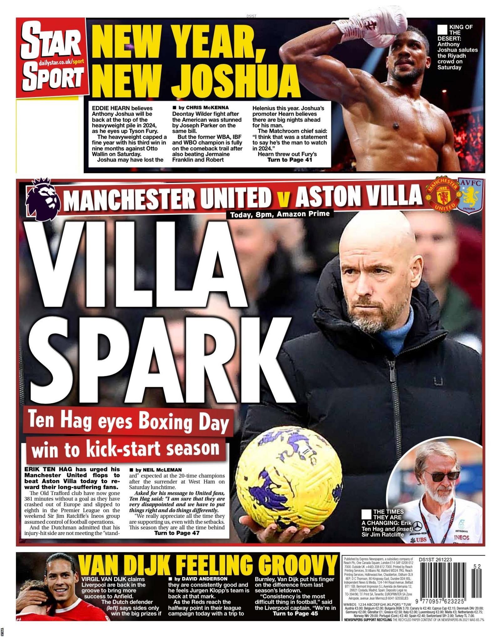 Tuesday's newspapers - BBC Sport