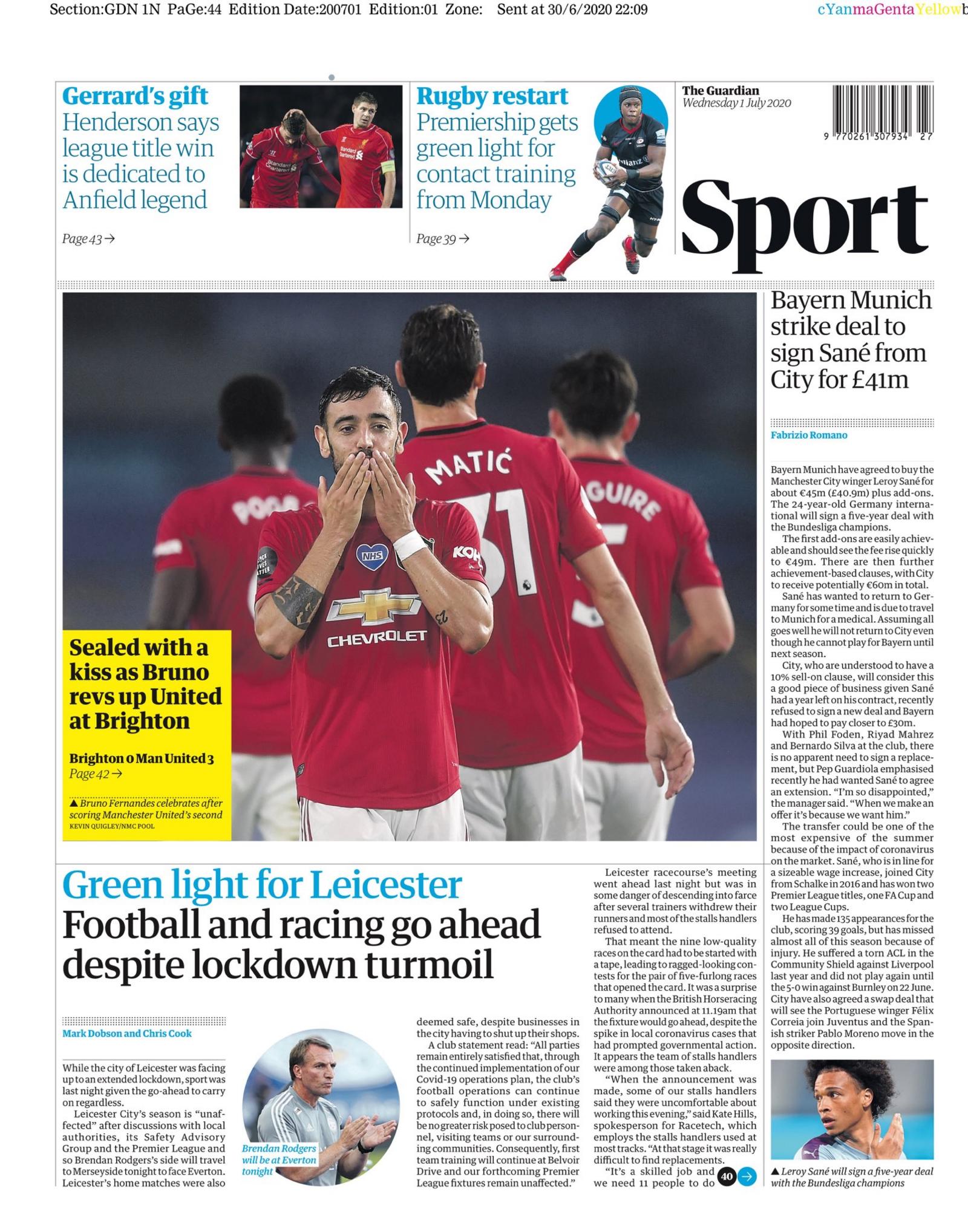 Wednesday's back pages - BBC Sport