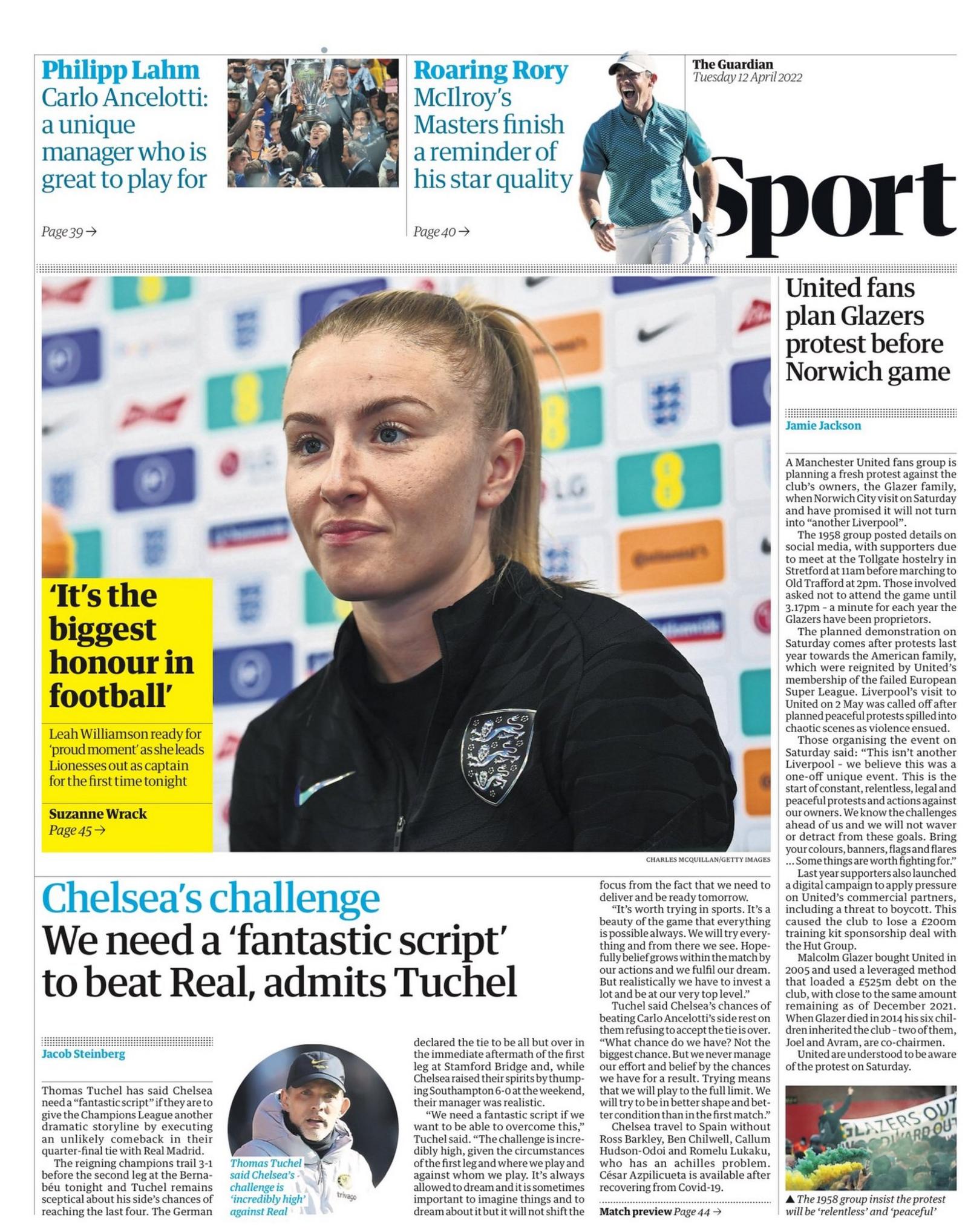 Tuesday's back pages - BBC Sport