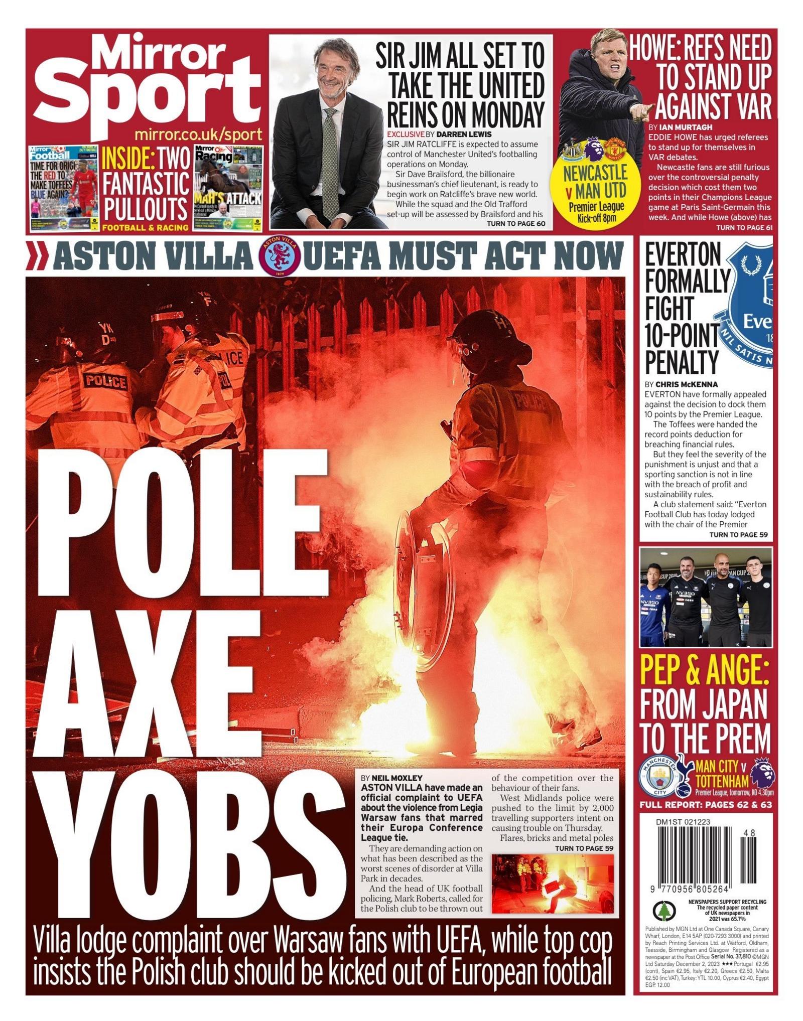 Saturday's back pages - BBC Sport