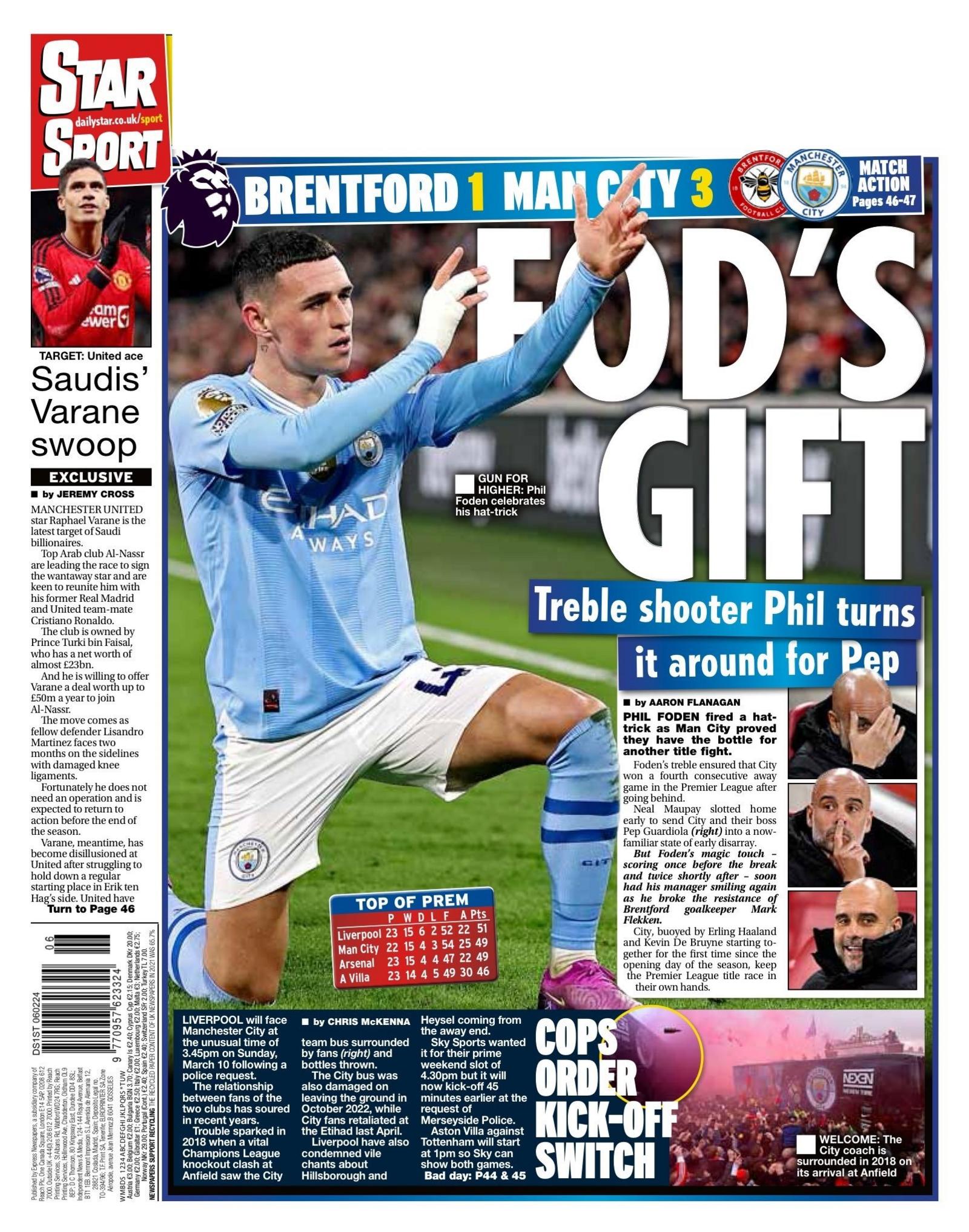 Tuesday s back pages BBC Sport