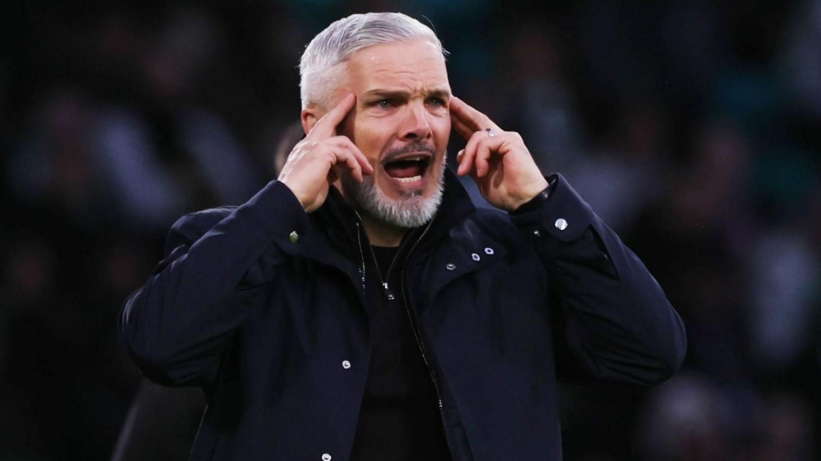 Dundee United must prove Premiership status - Jim Goodwin - BBC Sport
