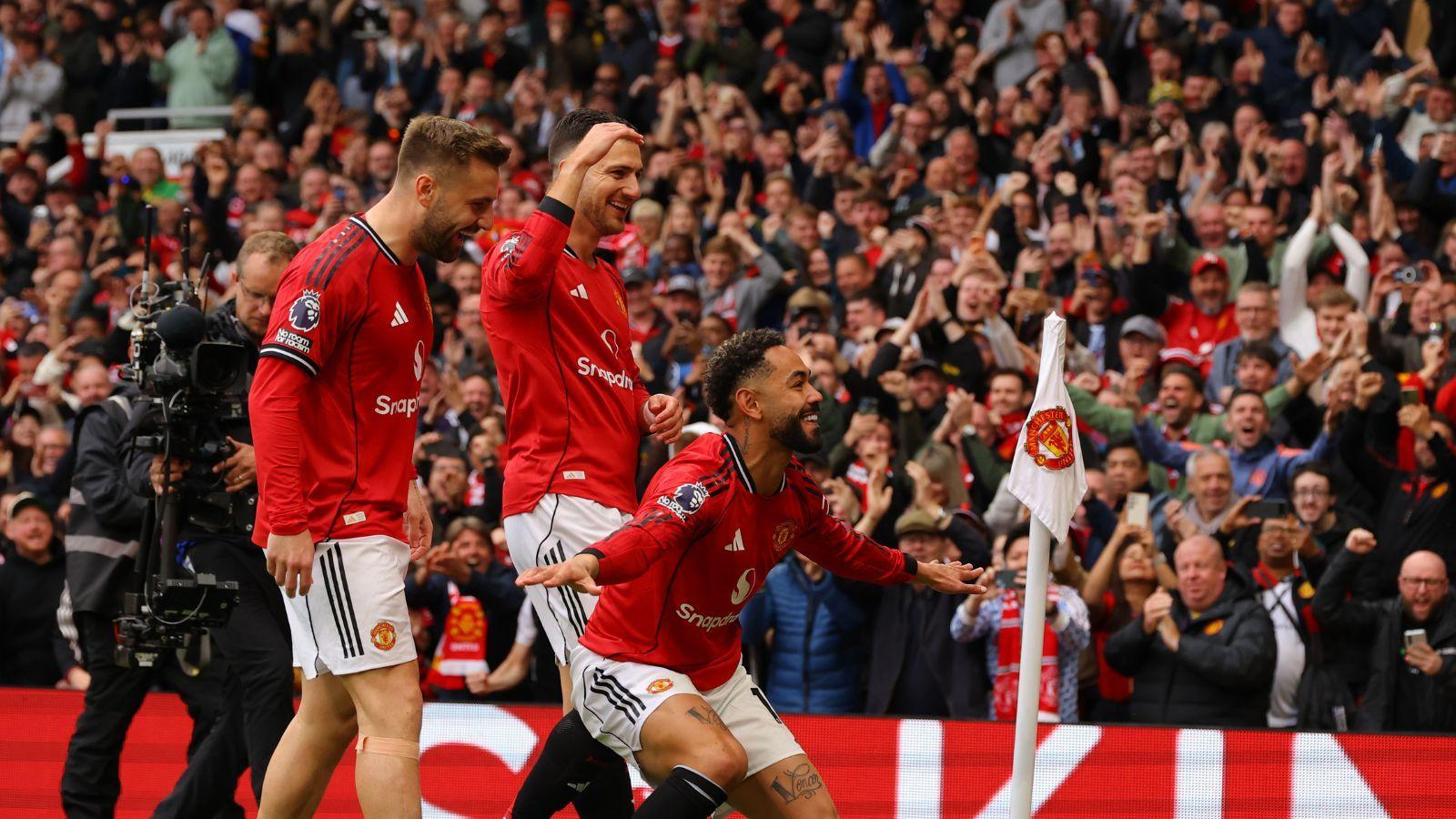 Man Utd: Cunha on 'surf' celebration - BBC Sport