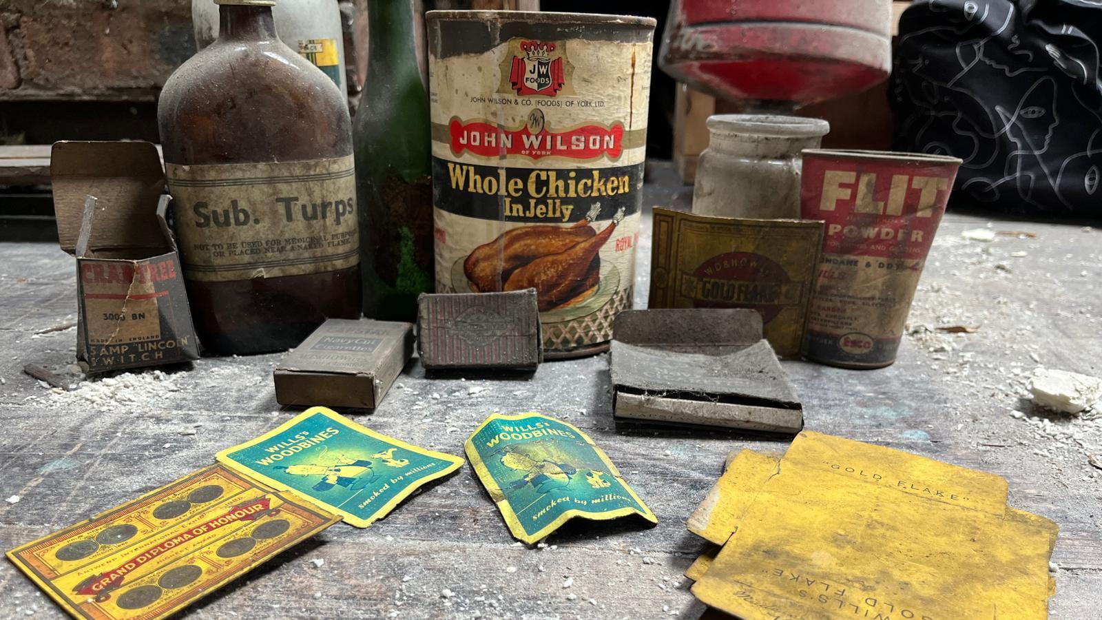I bought a flat and found a 1940s treasure trove in my loft - BBC News
