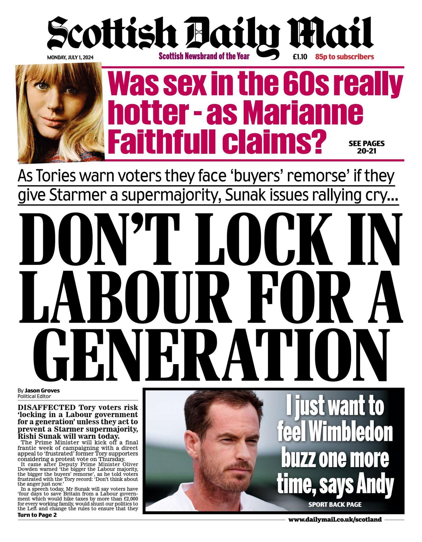 Scotland's papers: Postal voting woes and drugs staff 'risk burnout ...