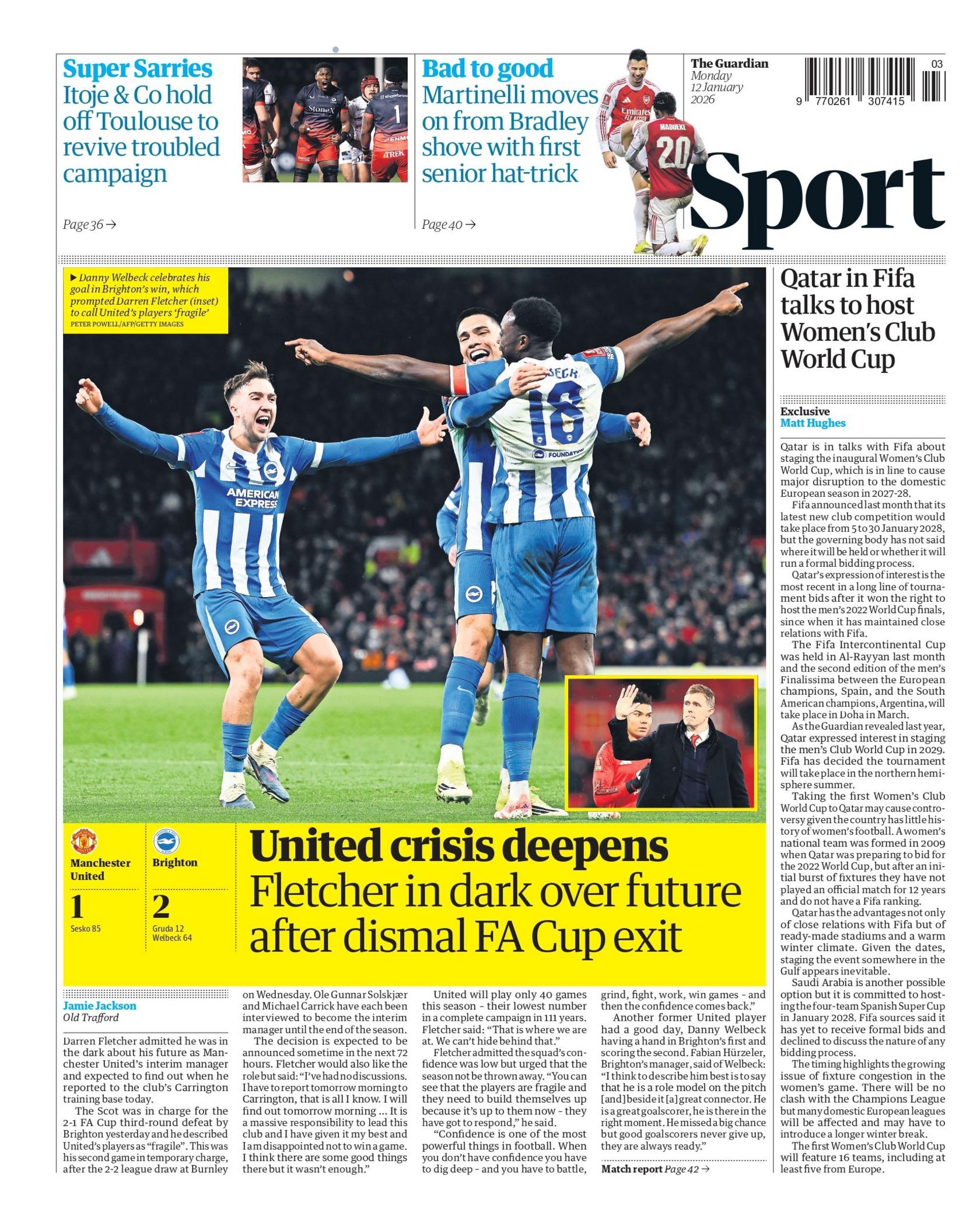 Football gossip: White, Bobb, Gallager, Osula, Ramon, Tel, Upamecano ...