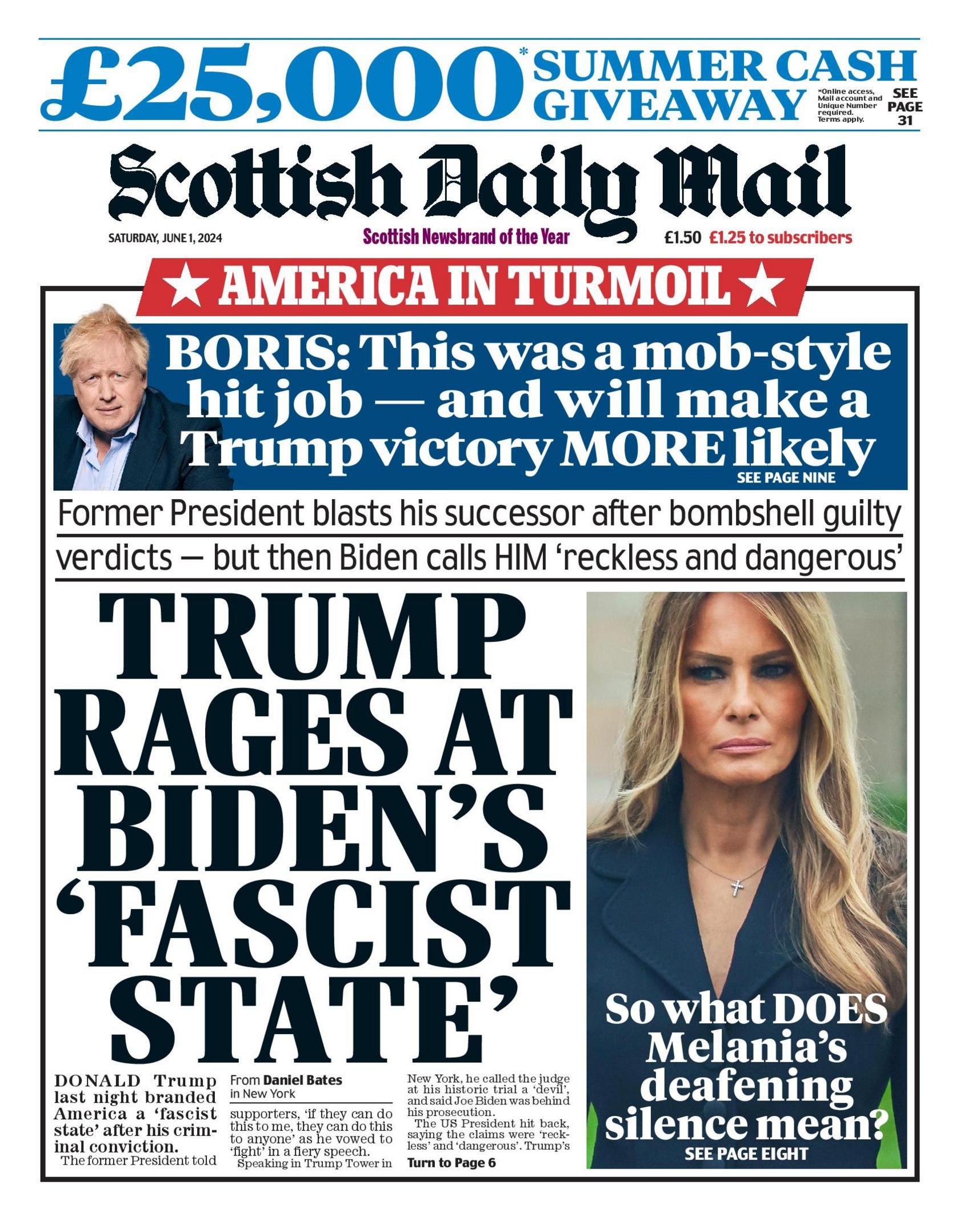 Scotland's papers: Matheson iPad police complaint and 'Trump rages' - BBC News