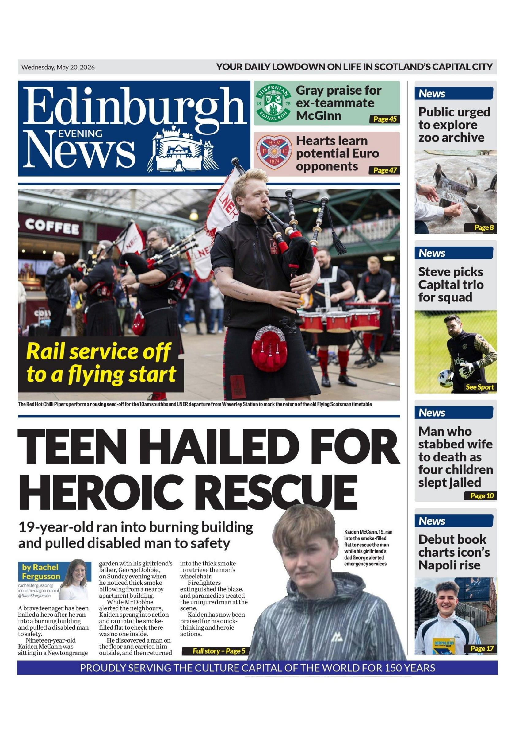 Scotland's papers: Scottish TV concerns and North Sea vote - BBC News