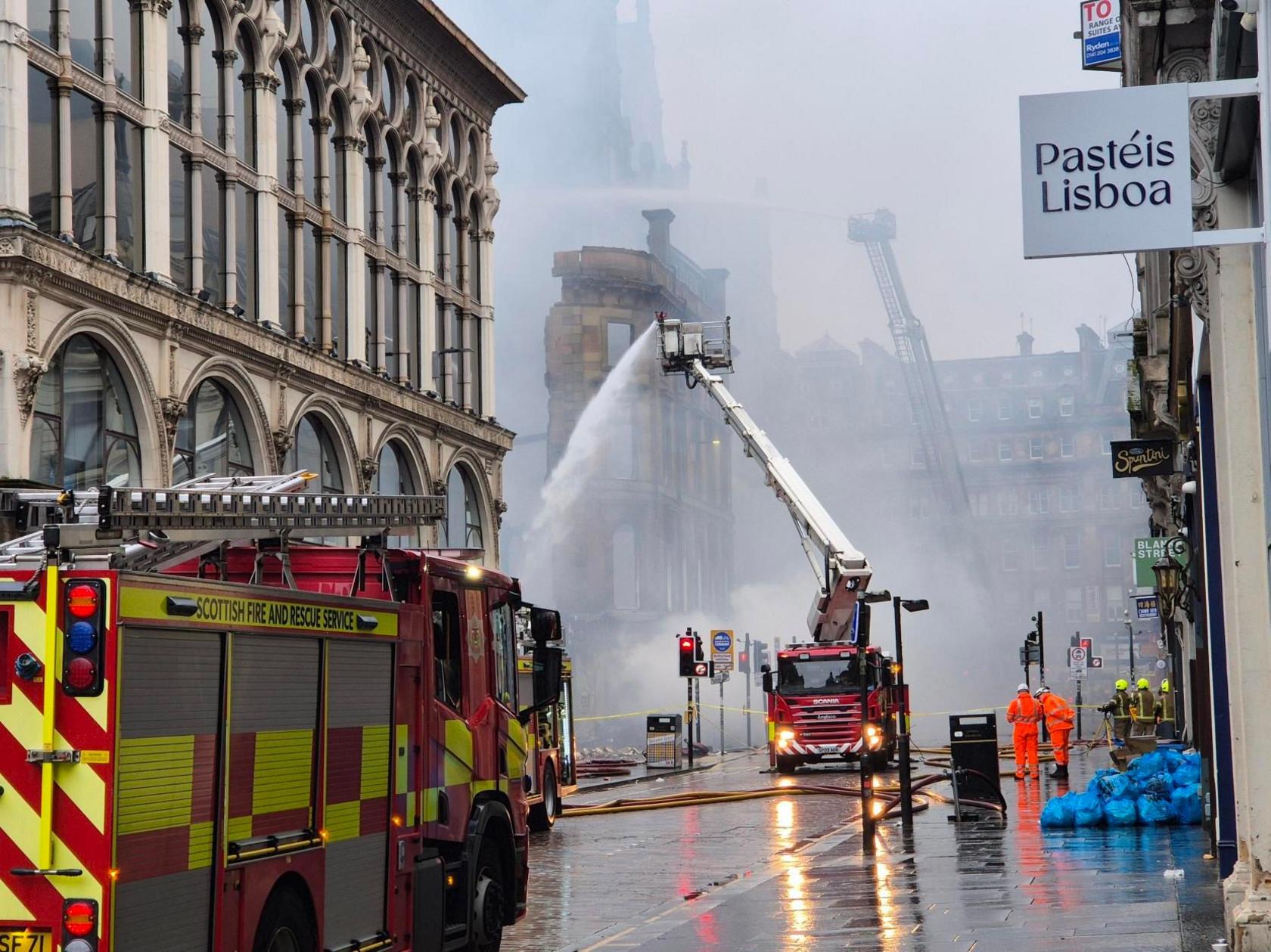 'Highly dangerous' remains of Glasgow fire building to be demolished ...