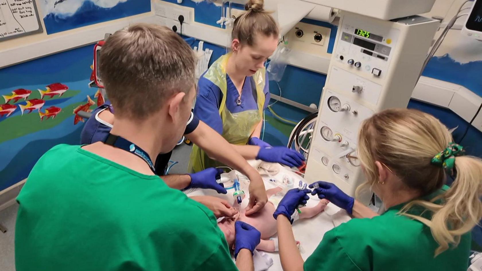 Paediatric transport team concerned by workload and funding - BBC News