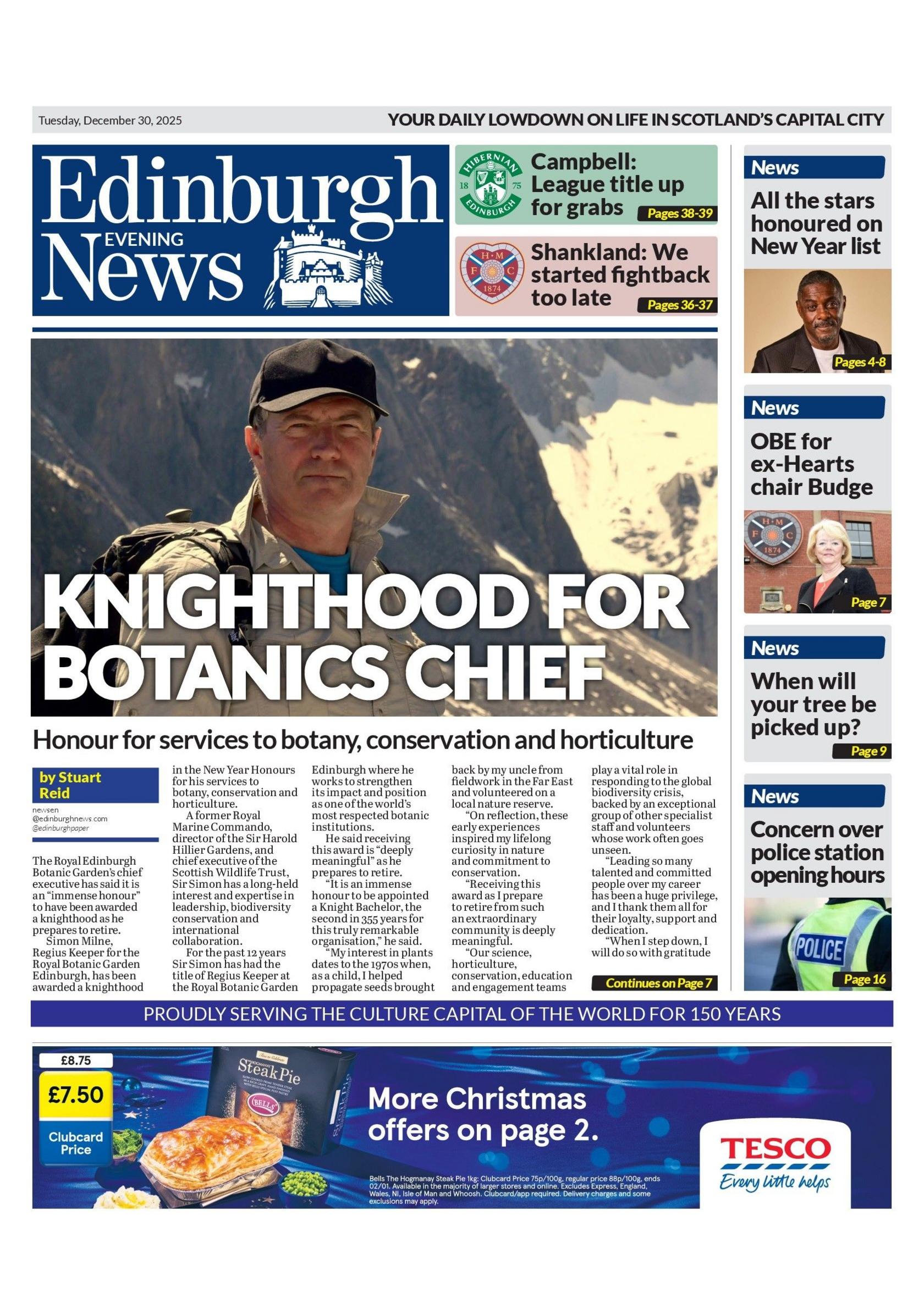 Scotland's papers: Gang turf war and Anthony Joshua 'horror crash ...