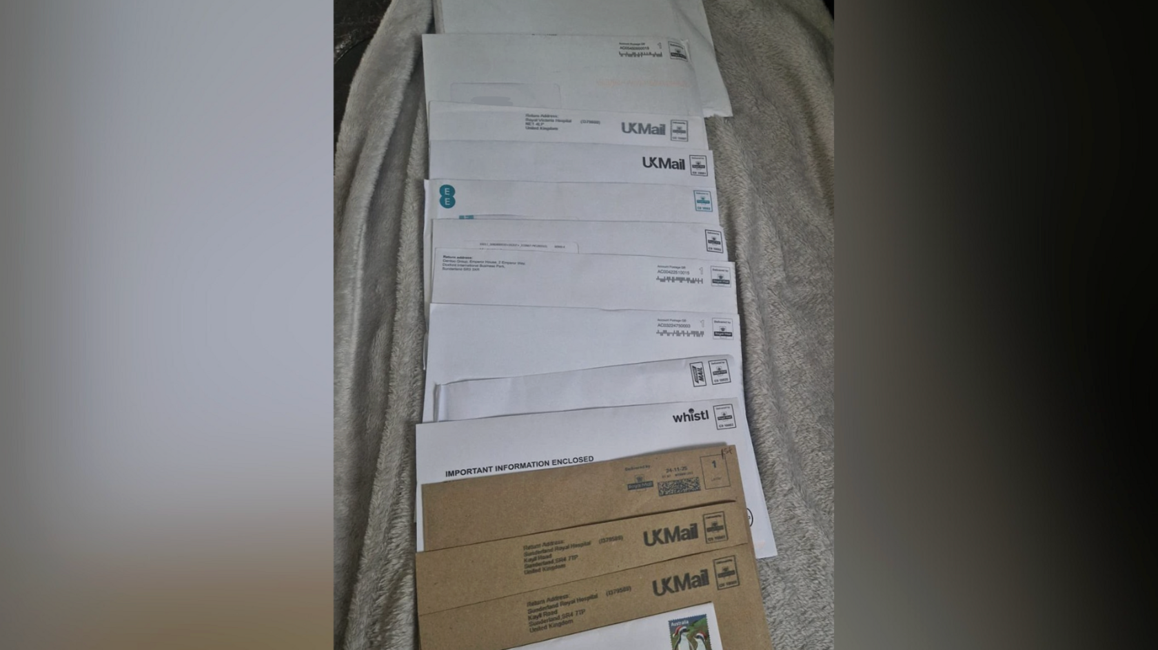 Wearside Royal Mail letter delays 'putting health at risk' - BBC News