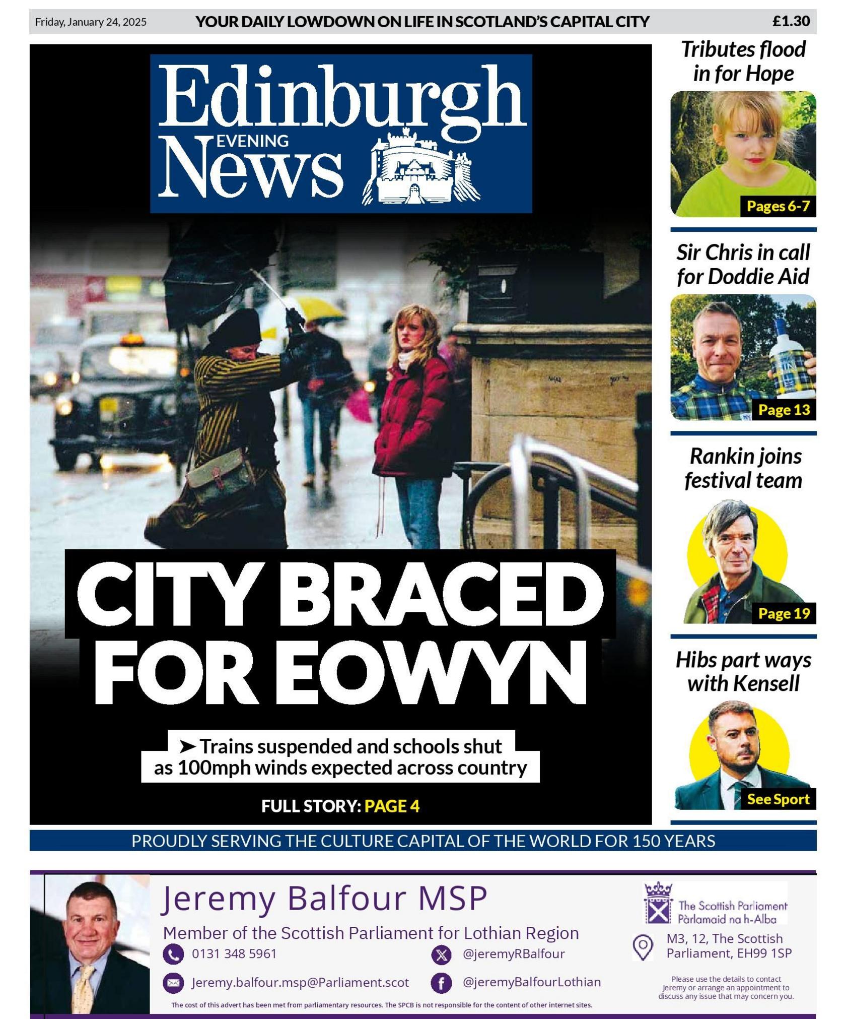Scotland's papers: Country braced for 'storm of the century' - BBC News