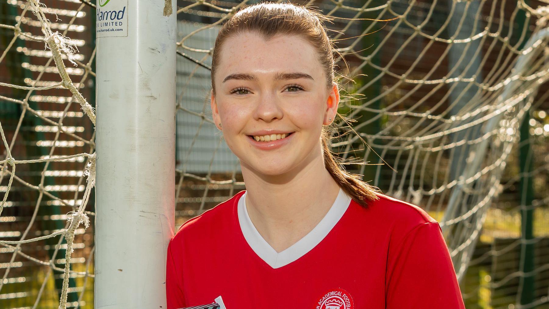 Accies' Emma Thomson wins February POTM award - BBC Sport